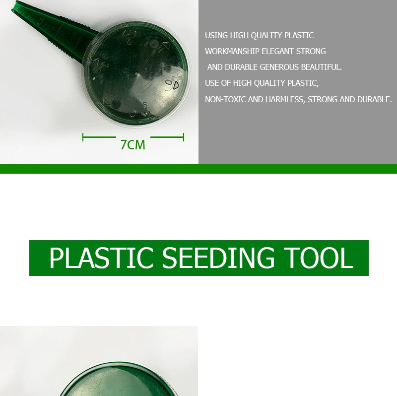 Garden Plastic Tool Seed Distributor Including Adjustable Seed Drill ...