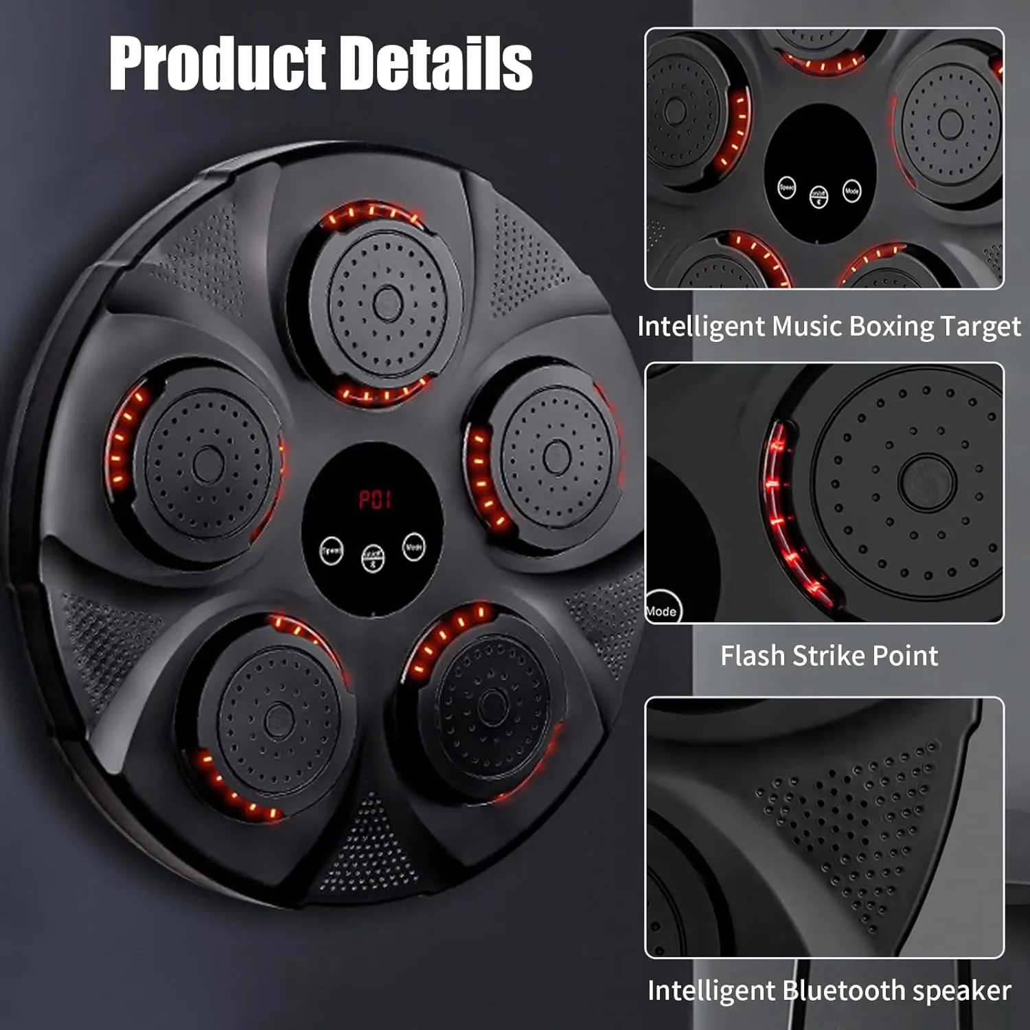 Wall Mounted Electronic Boxing Game Punching Machines Training Machines ...