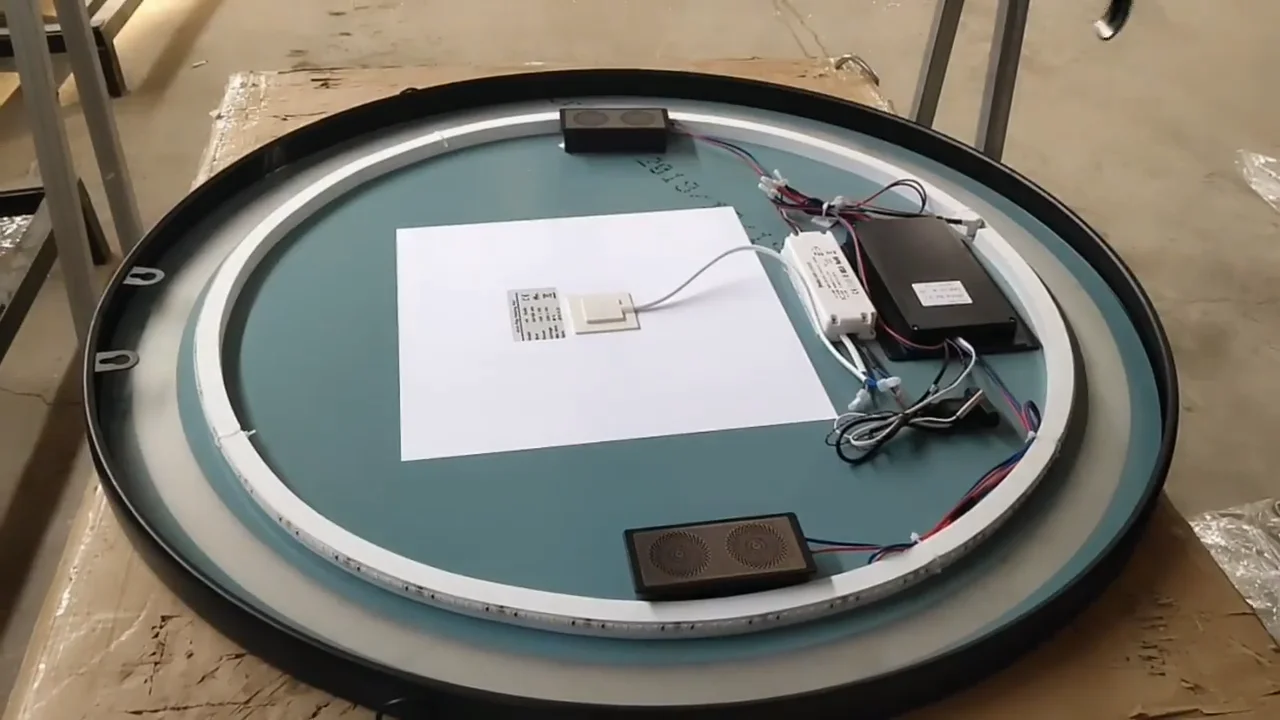 Moderng Intelligent Round Defogging Touch Sensor Bathroom Led Light ...