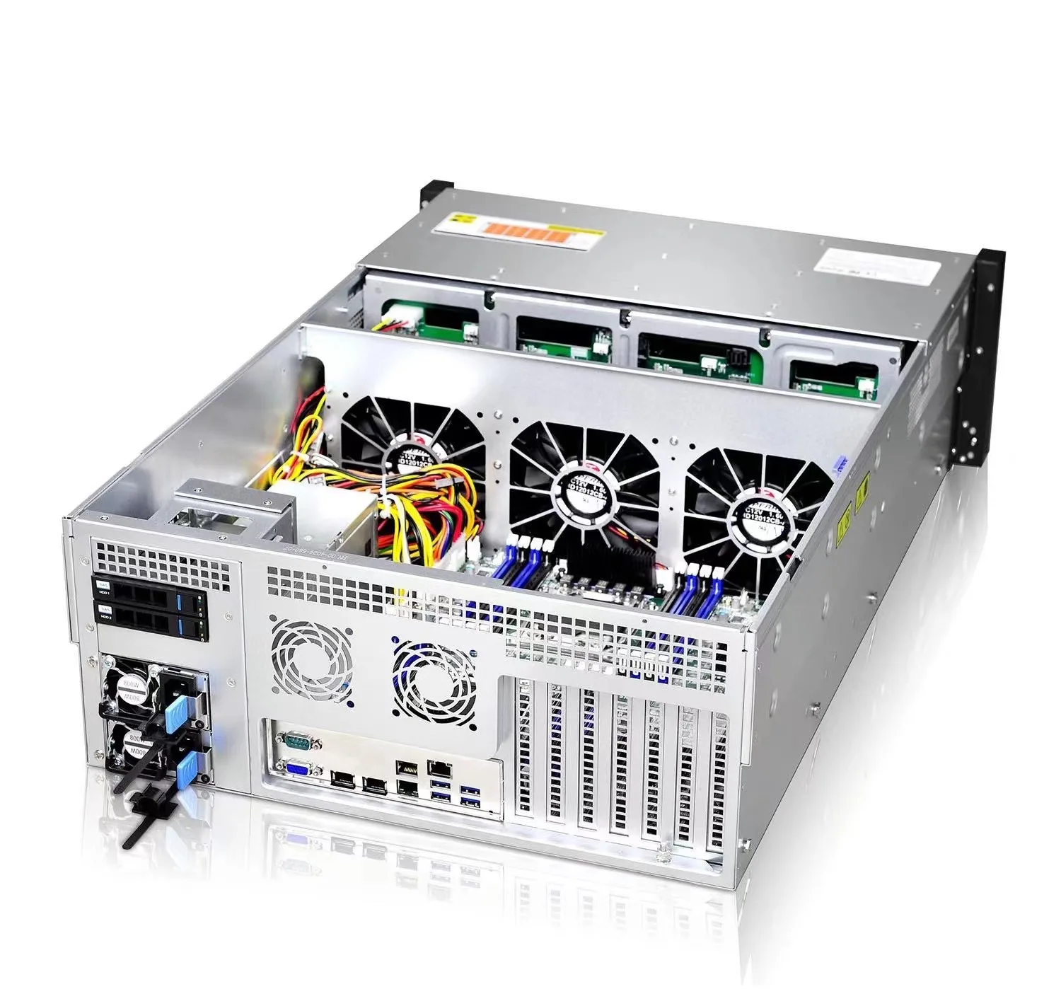 4U 24bays Server case Rackmount Chassis with 670mm Depth Chassis ...