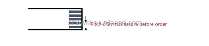 FPC FFC Jumper - Flexible Flat Cable 50 PIN 0.5mm Pitch