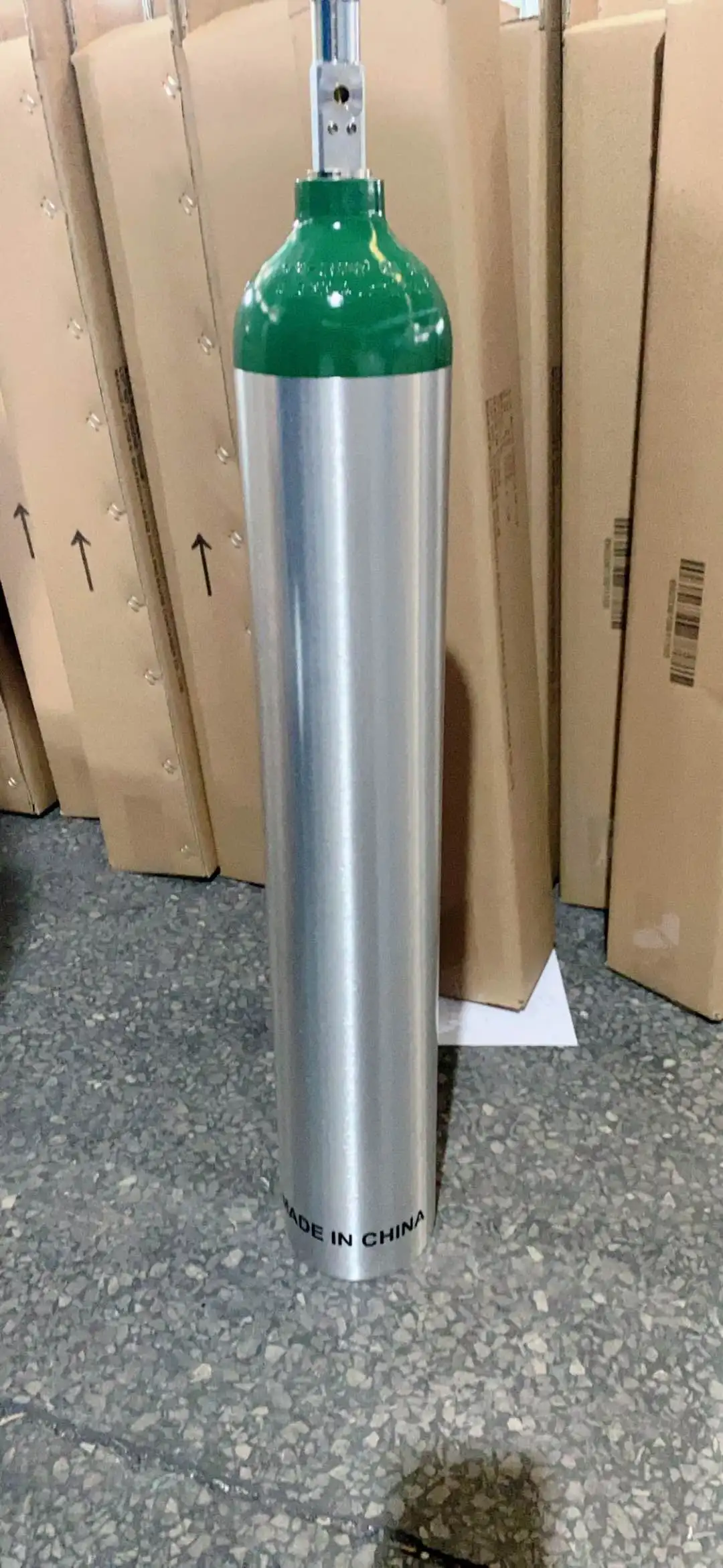 Medical Oxygen Empty Aluminum E Size 4.55l Oxygen Capacity 682liter Gas ...