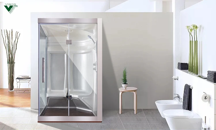 Steam And Sauna Series White Acrylic Material Outdoor Wet Steam Room ...