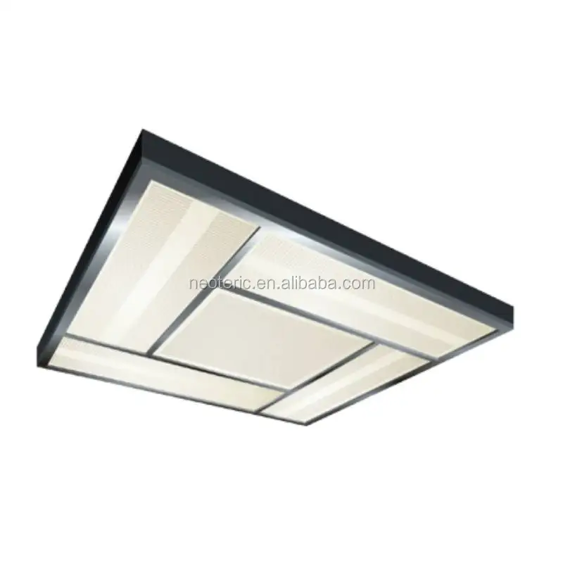 Luxury Elevator Cabin Ceiling Top Light Panel - Acrylic & Mirror