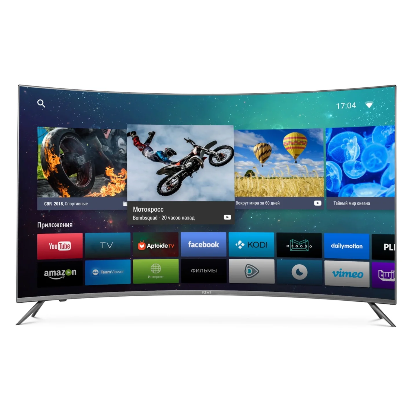 Big Screen Tv 65inch Full Display Curved Tv UHD 4K LED Television 65 ...
