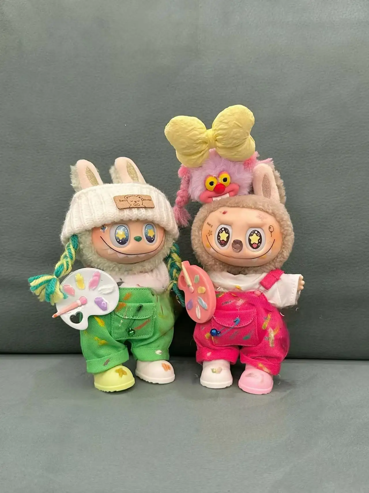 Labubu DIY Hand Drawn Outfit Labubu Art Drawing Board Accessories Art ...