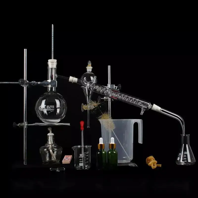 Chemistry Glassware Water Distiller Purifier Kit Essential Oil ...
