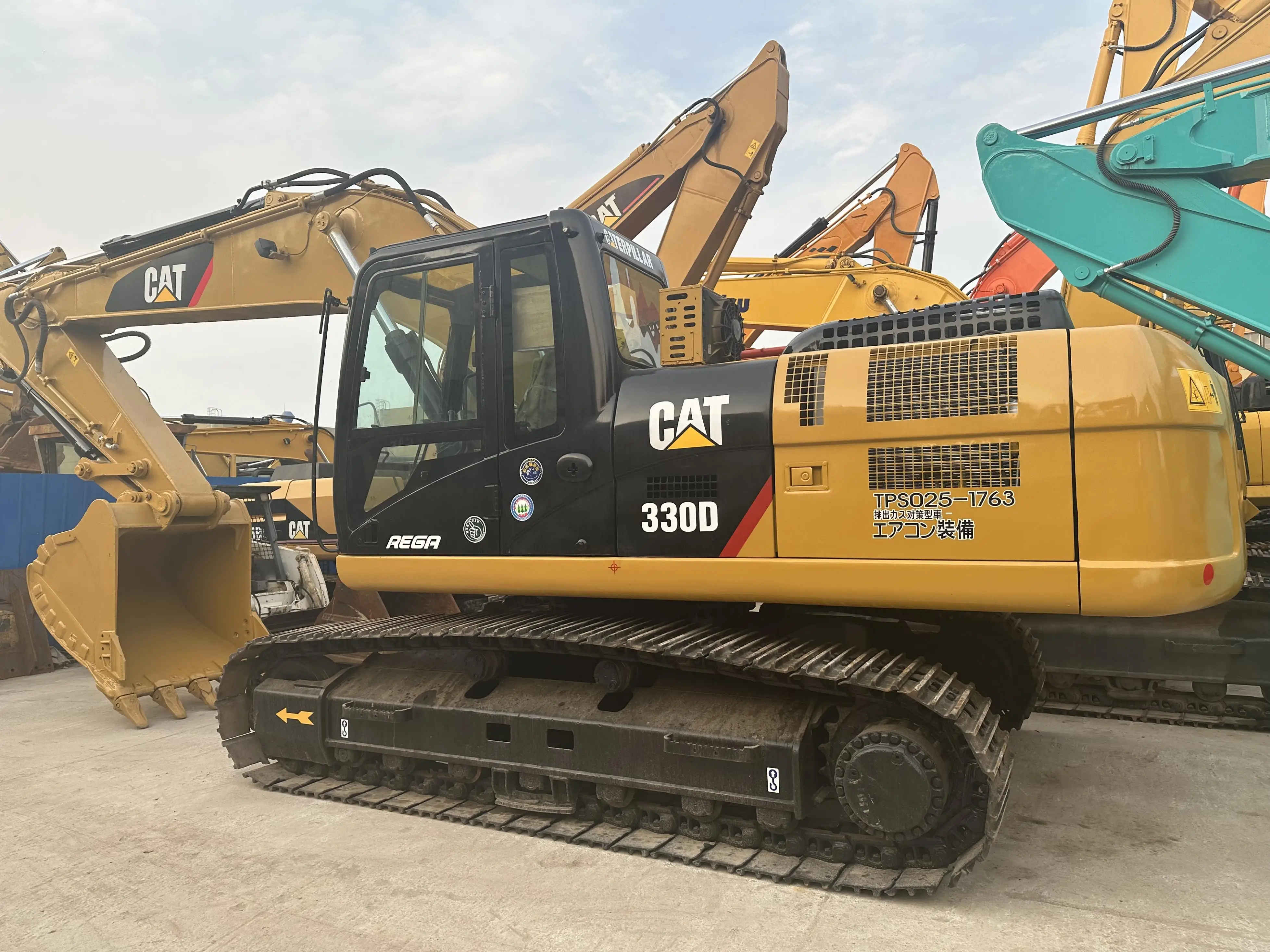 Cat Excavator 330d Caterpillar 330 Excavators Earth-moving Construction ...