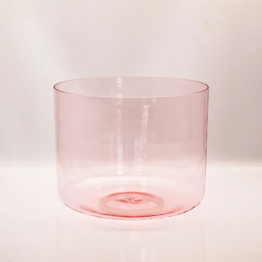 Beautiful Light Pink Rose Crystal Singing Bowl For Sound Healing - Buy ...