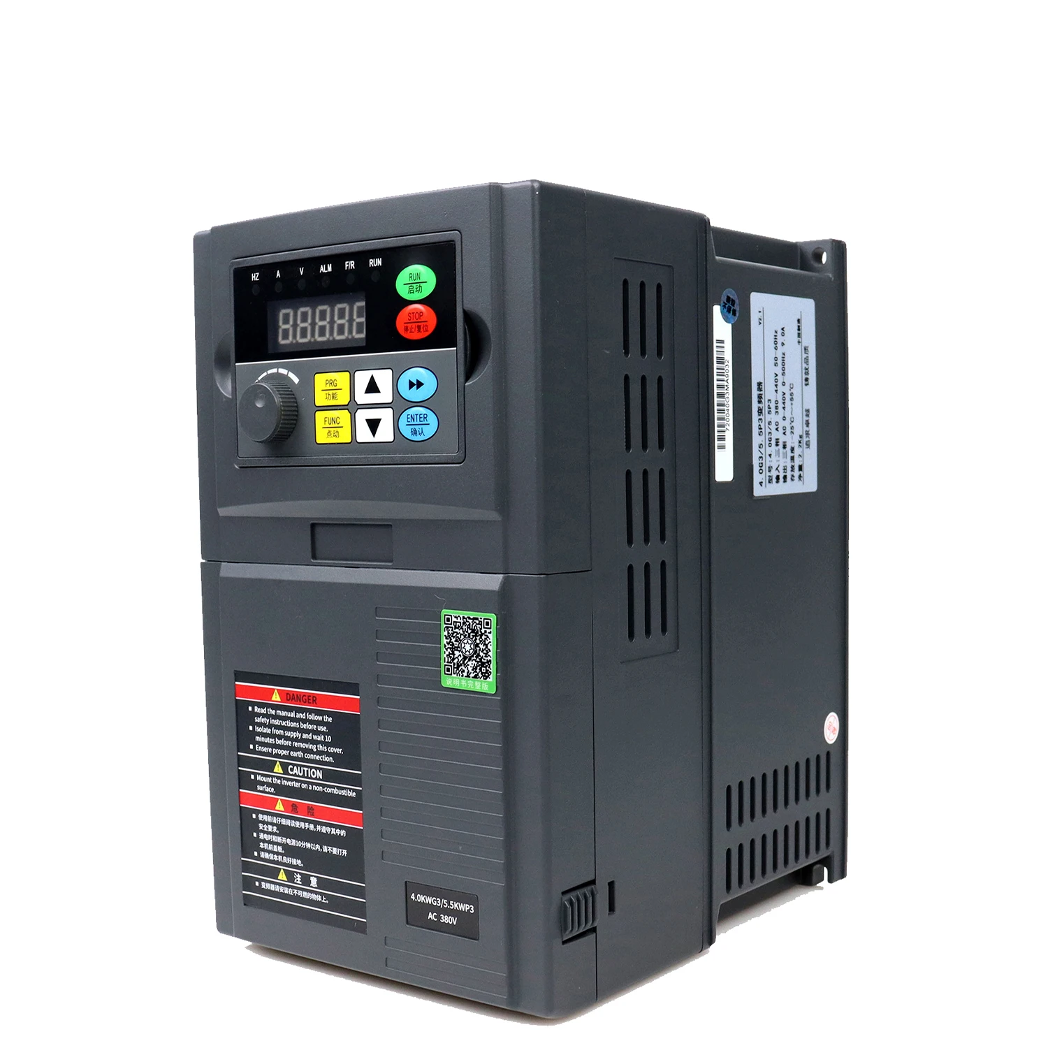 5.5KW VFD 3-Phase 380V - High Efficiency Frequency Inverter