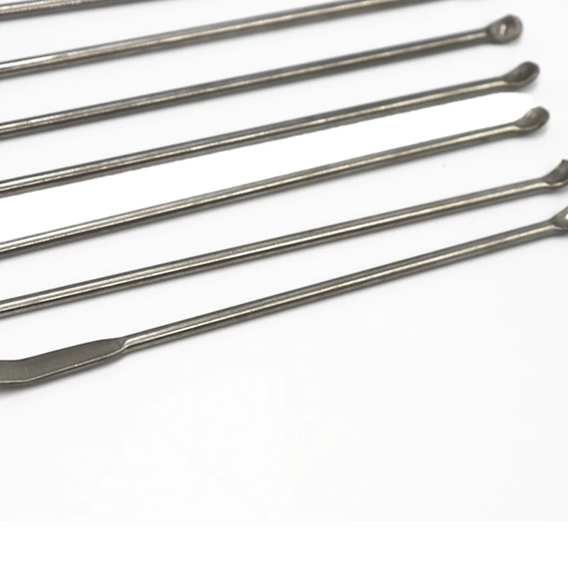 Stainless Steel Lab Spatula Micro Scoop Reagent Laboratory Mixing ...