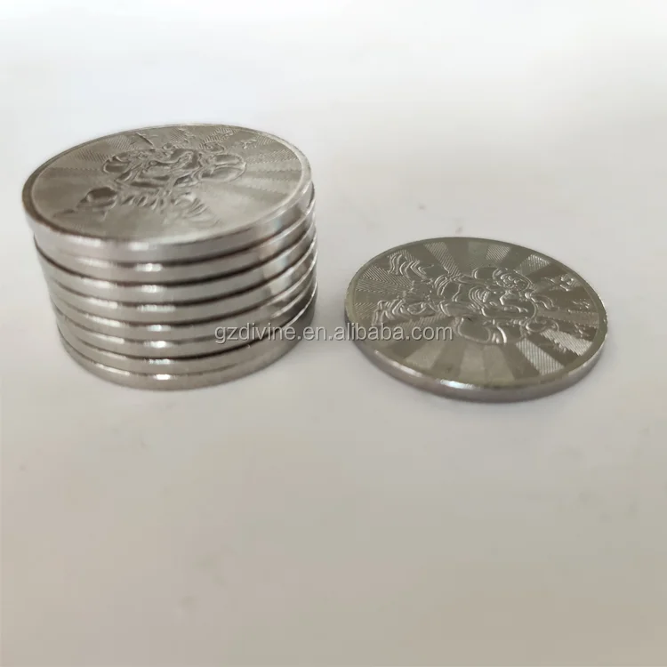 Steel Token Coin Tokens For Game Machines Custom Oem Metal Brass Gold ...