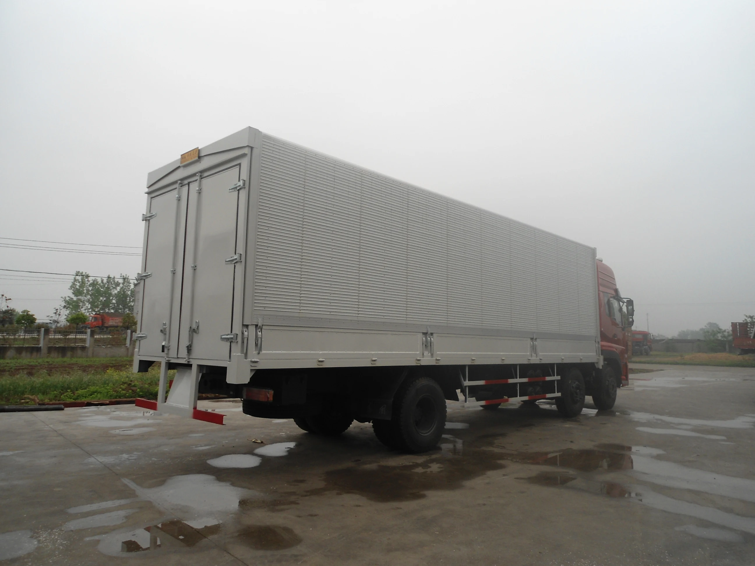 32ft Aluminum Wing Van Ckd Truck Body - Buy Wing Opening Truck Body ...