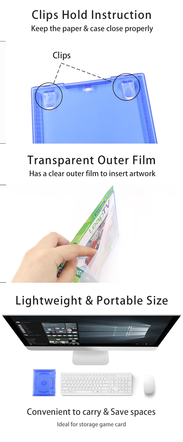 Plastic Protector Single Ps4 Ps 4 Cd Game Case Playstation 4 ...