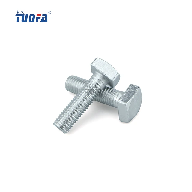 Hot Dip Galvanized Machine Bolt Square Head Bolts and Nuts 5/8''*10 ...