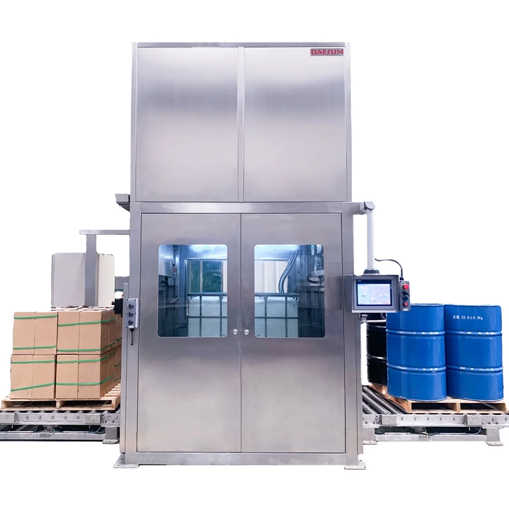 25l/200l/ibc Ex-proof Fully Automatic Pallet Filling Machine - Buy ...
