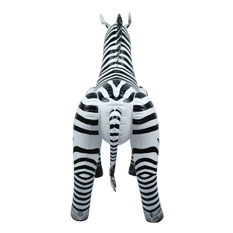 32inh Pvc Customized Toy Animal Inflatable Zebra Model For Yard ...