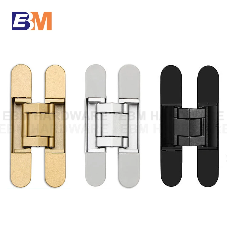 Zinc Alloy Invisible Hidden Hinges - 3D Adjustable Hinges