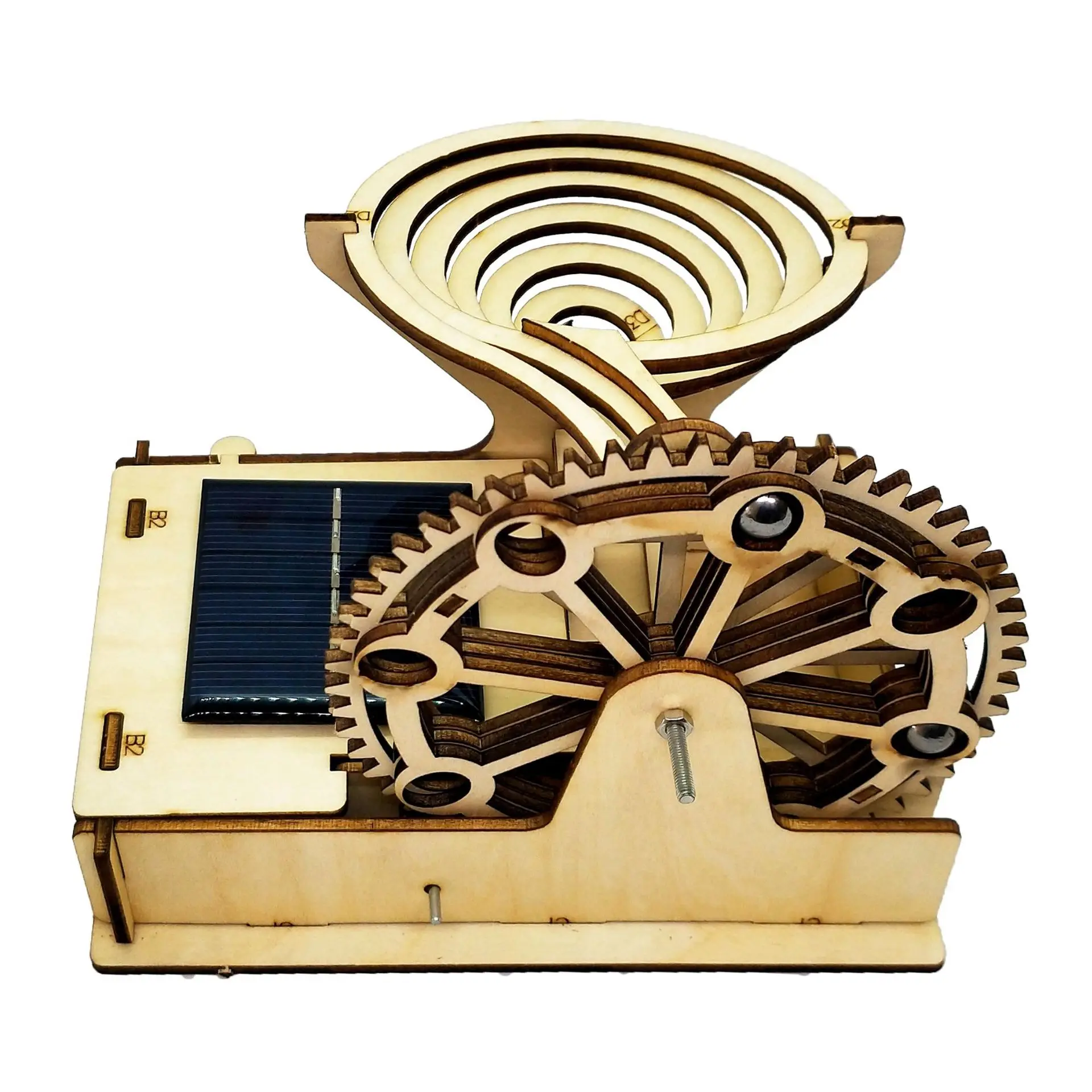 Stem Science Physics Assembly Building Maze Ball Toy Mechanical Kit ...