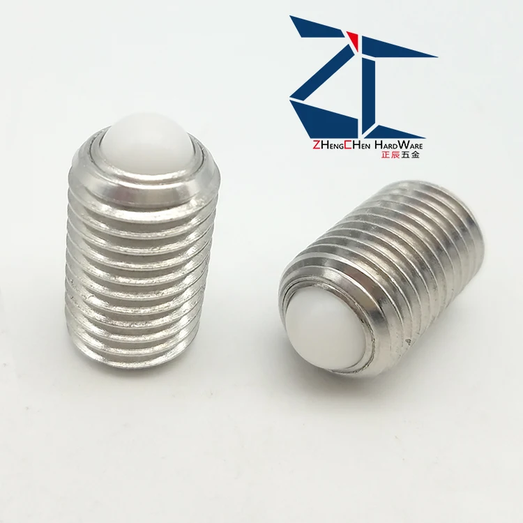 Stainless Steel Press Fit Spring Loaded Ball Plunger Ball Transfer Unit ...