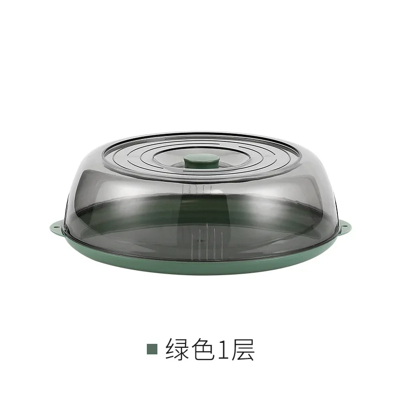 Multi Layer Stackable Dust Proof Plate Food Cover Round Dish Cover ...