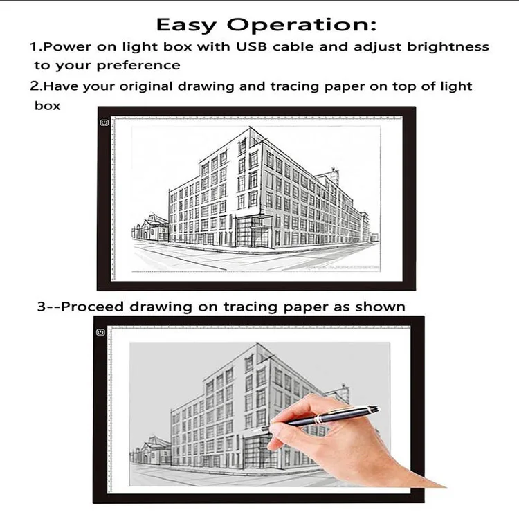 A1 A2 A3 A4 A5 Led Tracing Light Pad Artist Drawing 5v Usb Power ...