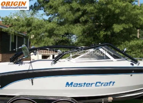 Origin Catapult Boat Wakeboard Tower - Polished Aluminium