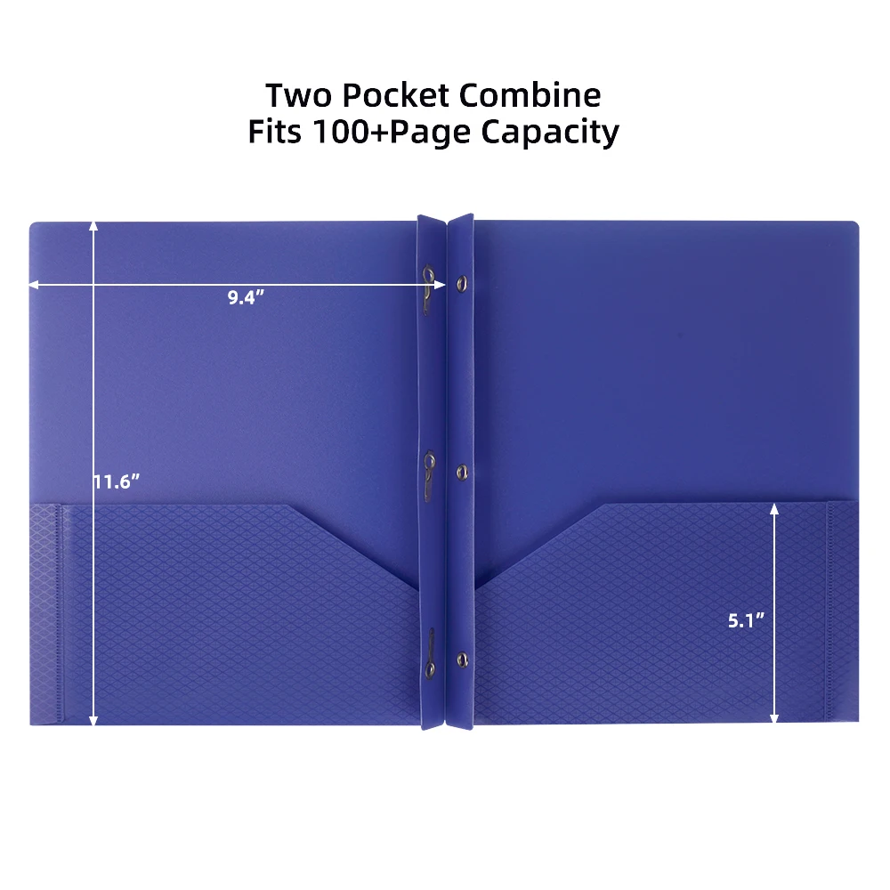 Custom Logo A4 Pp Plastic Document Portfolio Presentation Laminate 2 ...