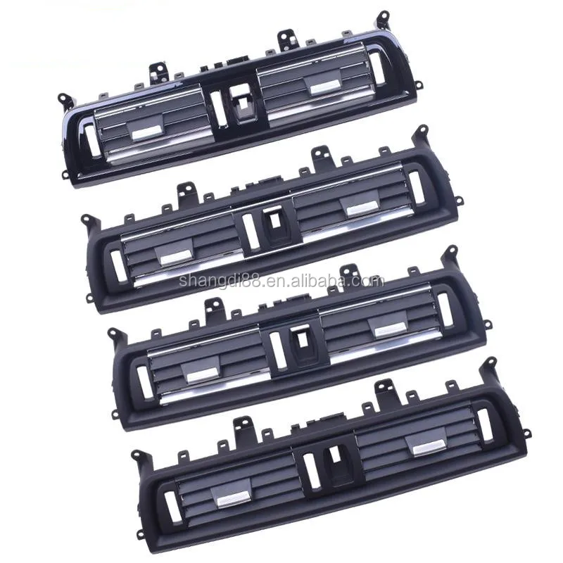 Car Interior Front Central Fresh Air Conditioning Chromed Ac Vent ...