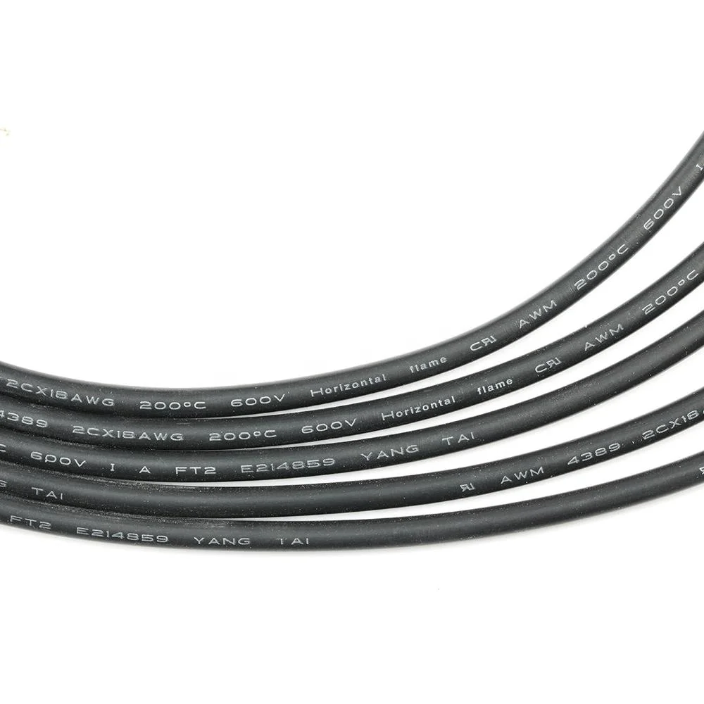 UL4389 Silicone Rubber Jacket FEP Insulation Bare Copper Wire