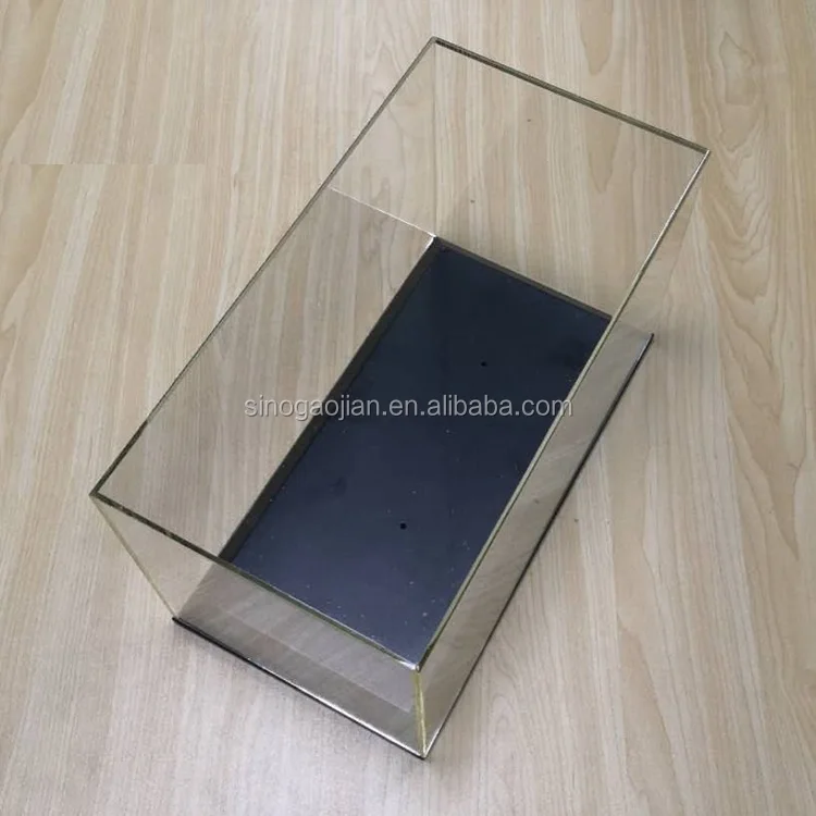 Custom Cube Clear Cover Black Base Pmma Plexiglass Acrylic Stand Box ...