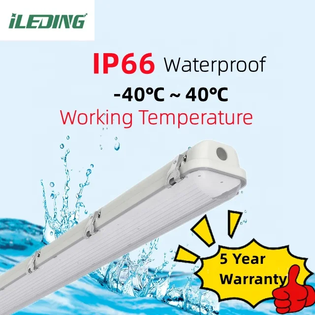 IP66 IK10 LED Light Fixture Vapor Tight for Commercial and Industrial ...