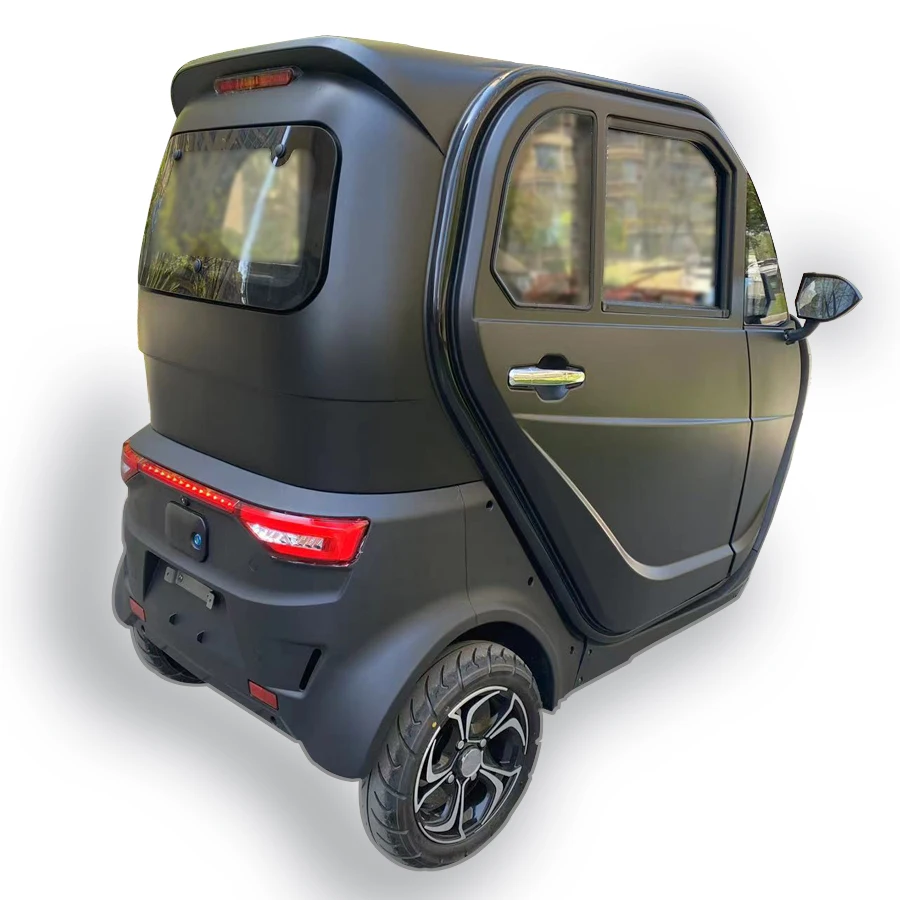 Family Smart Fully Enclosed Electric Tricycles for Adults