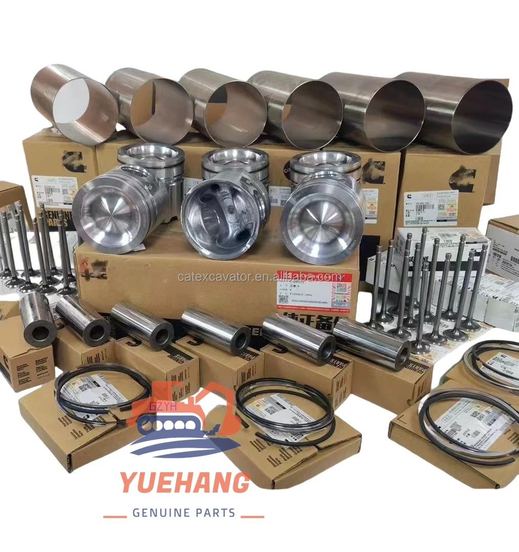 For Cummins Engine Cylinder Liner Kit for 4BT 6BT 6CT ISB QSX QSL ...