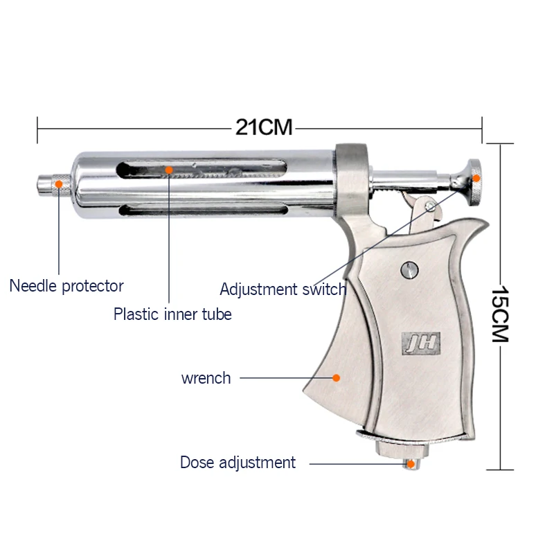 50ml Semi Automatic Injection Gun for Cattle, Swine & Sheep ...