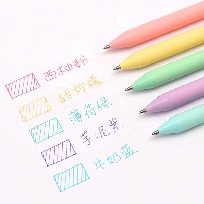 Kaco纯伸缩可再填充中性笔0.5毫米细点5麦克龙彩色套装彩色墨水 - Buy 中性笔,Kaco笔,墨水笔 Product on Alibaba.com