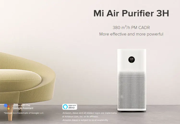 Global Xiaomi Mi Air Purifier 3H OLED Screen Intelligent Air Purifiers 220v Alibaba
