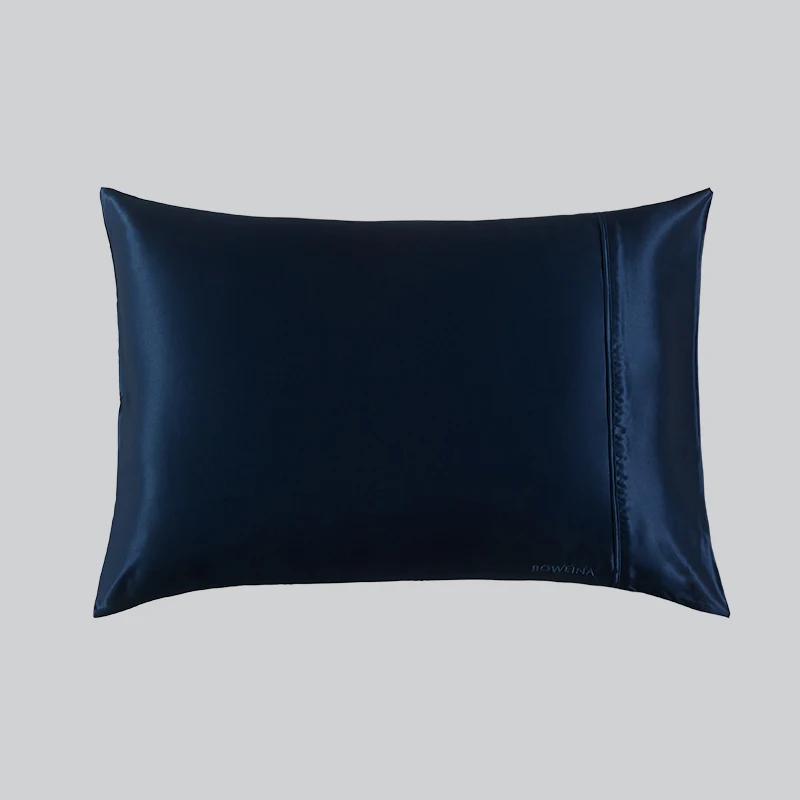 Standard Queen King Multiple Colors Envelope Zippered Silk Pillow Case ...