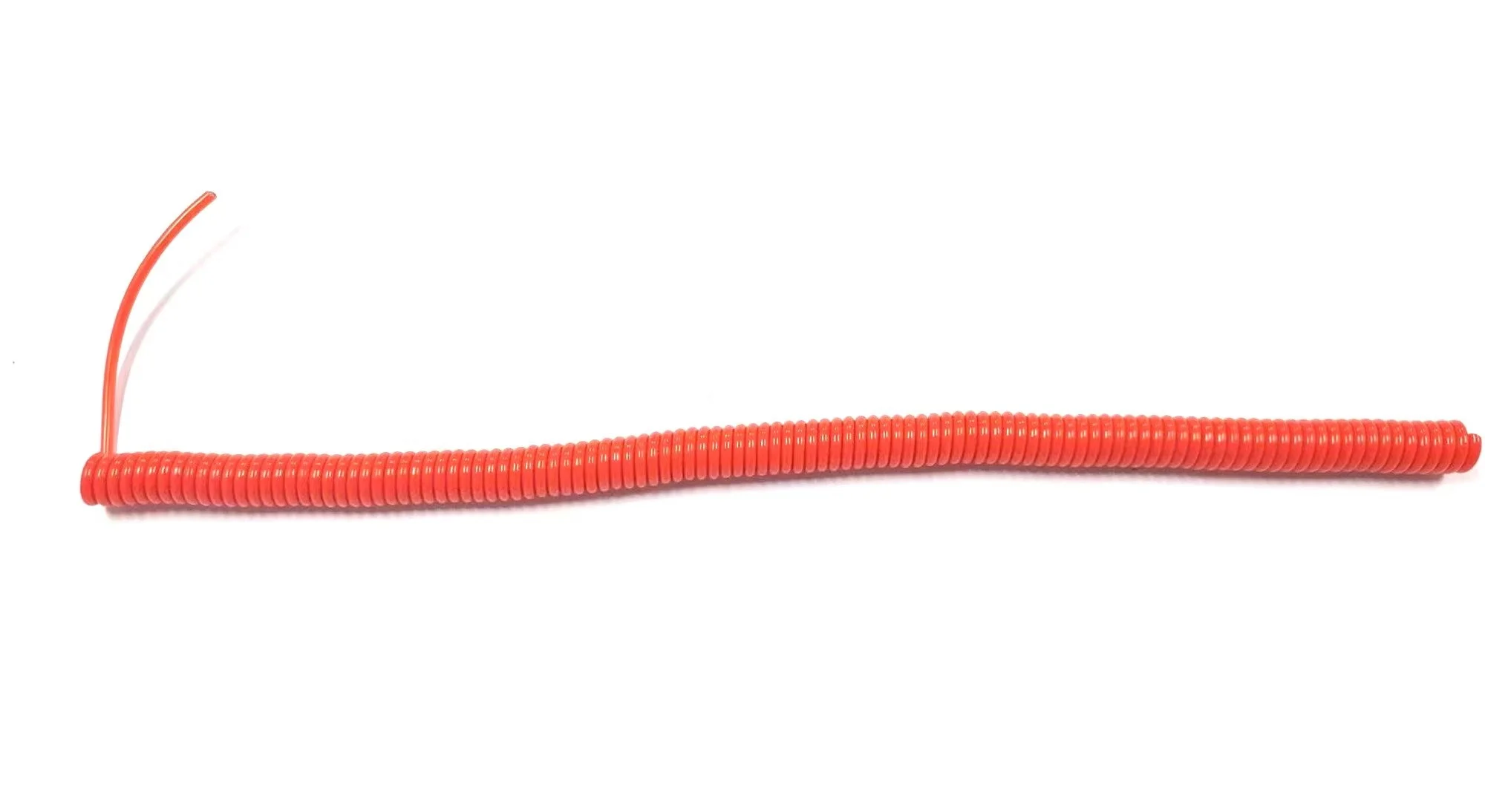 Orange 4 Core Spiral Cable Spring Curly Coiled Pvc /pu Flexible Wire ...