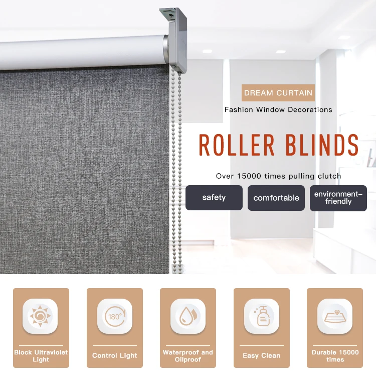 Easy Operation Remote Control Motor Motorized Roller Blinds - Buy Magic ...