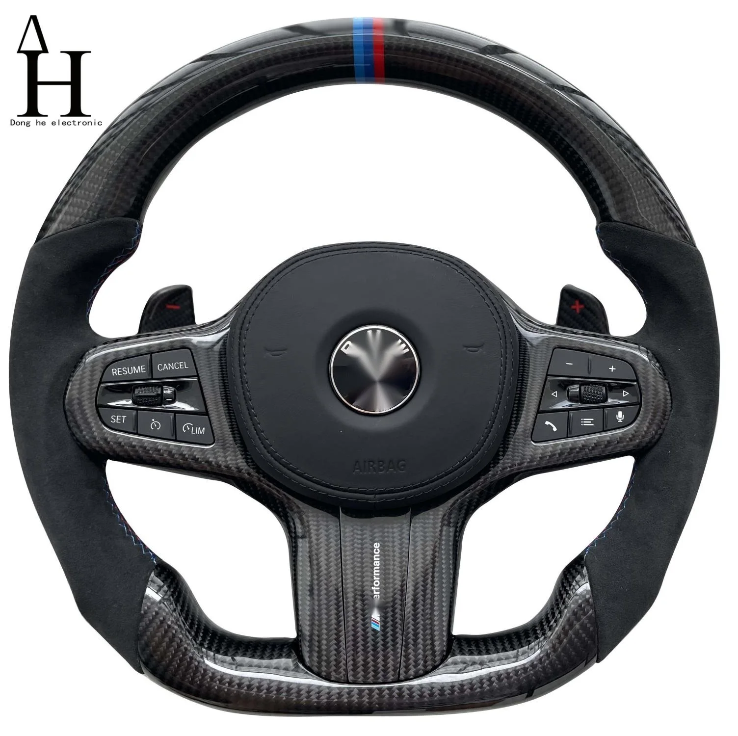 G28 Carbon Fiber Steering Wheel For Bmw G20 G38 F01 F02 F06 F07 F10 F11 ...