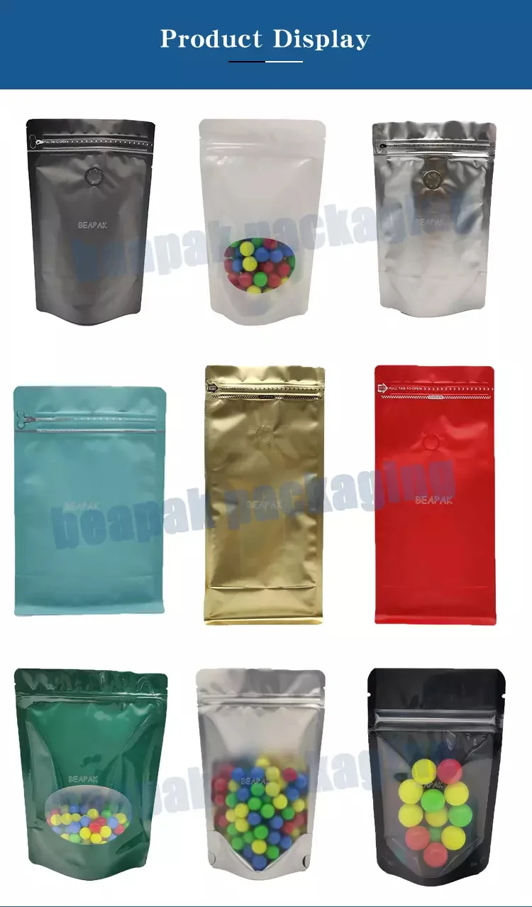 Aluminum Foil Plastic Side Gusset Pouch Custom Design Side Gusset ...