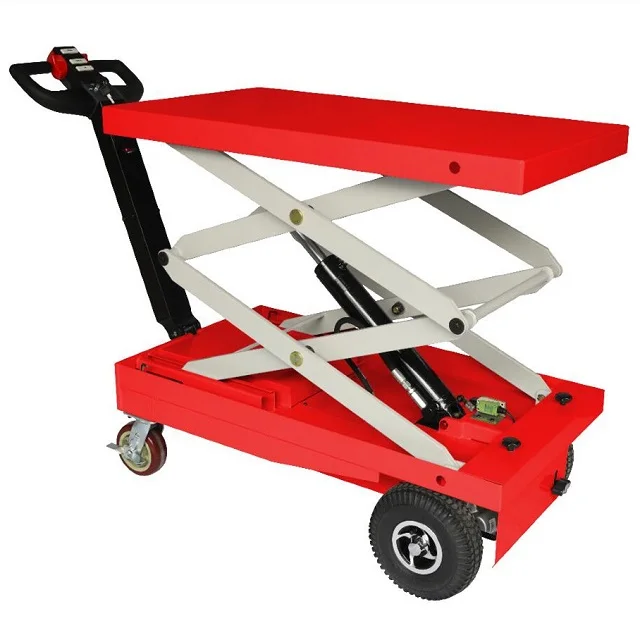 Powered Electric Trolley - Battery Operated Platform Cart