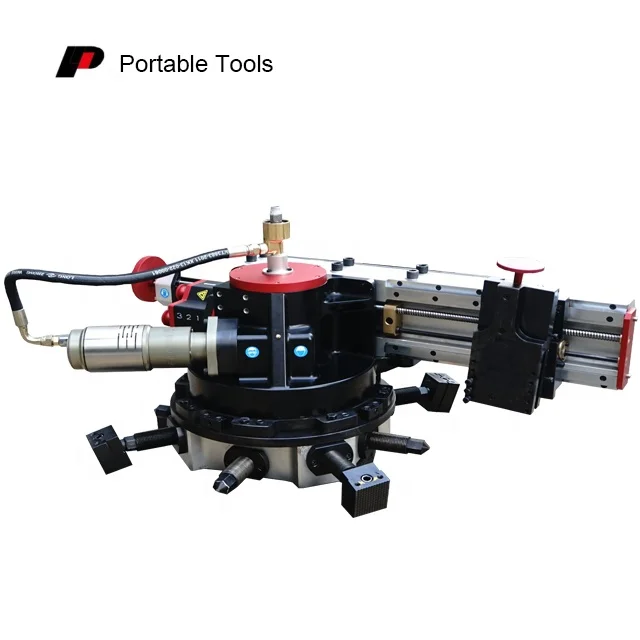 Portable Pneumatic Flange Facer Machine For Oil And Gas Pipe Flange ...