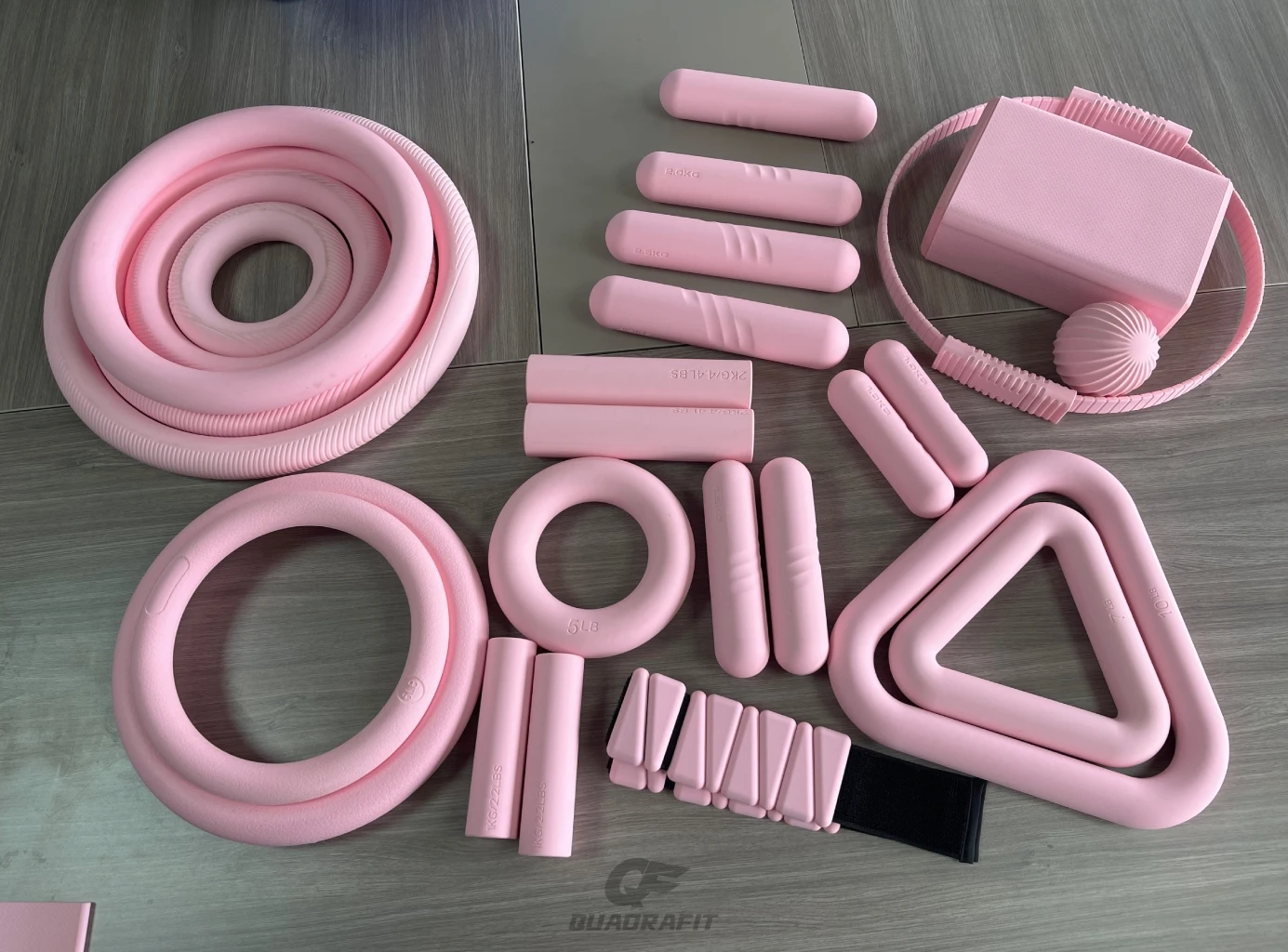 Custom Yoga Set Women Weights Silicone Dumbbell Ring Wrist Ankle ...