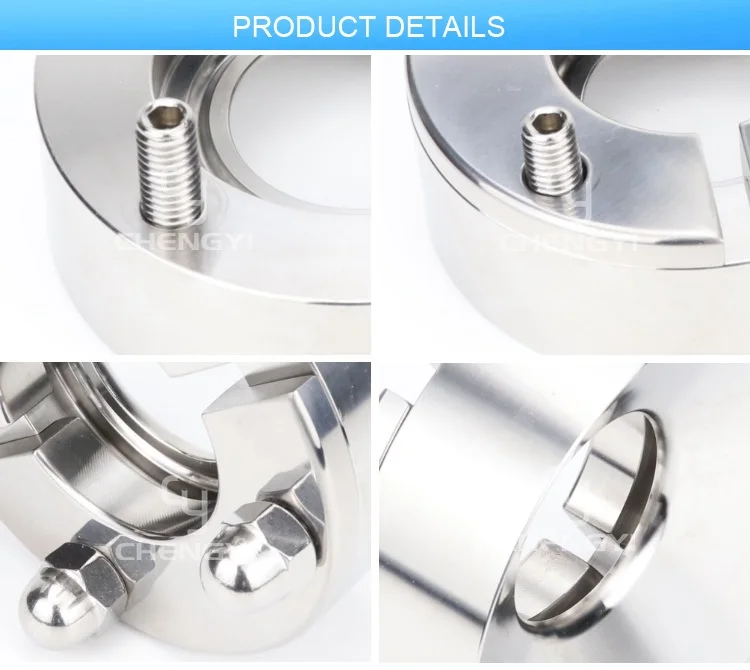 Sanitary Stainless Steel Aseptic Pipe Fittings - NA Flange Connection