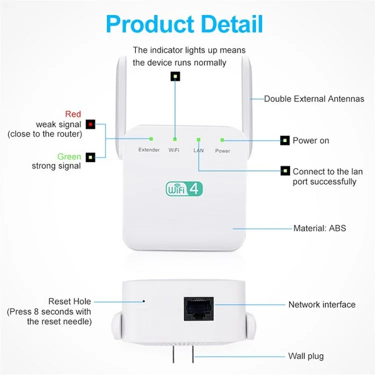 Commercial Wifi Anteena Booster Signal Micro Ap Network Wireless ...