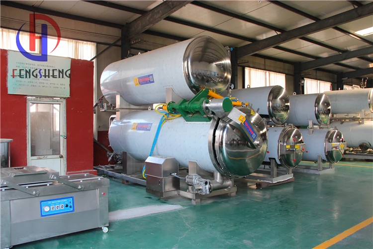 Industrial Food Sterilizer / Glass Jars Bottle Retort Machine / Tin Can ...