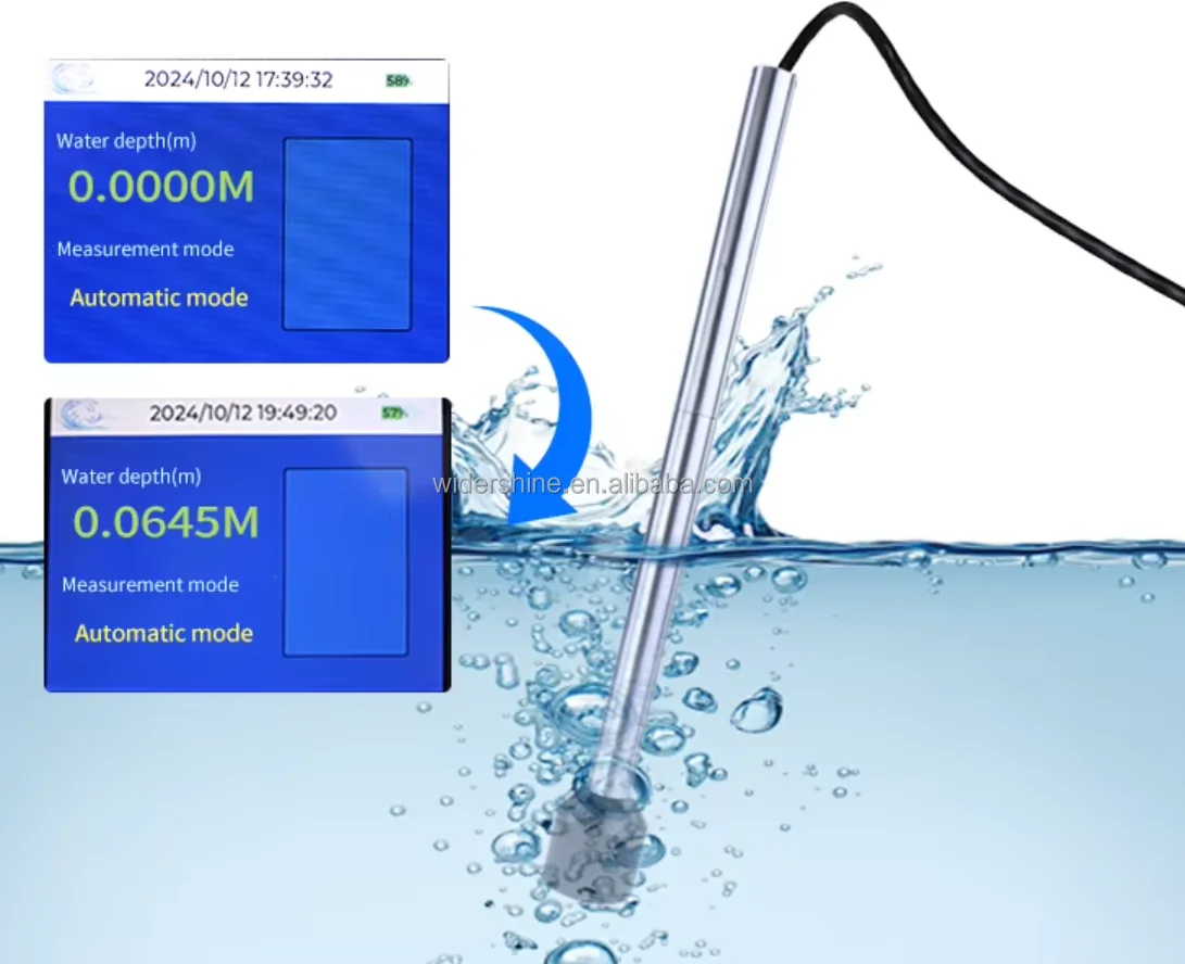 Widershine Portable Ultrasonic Echo Sounder Depth Sounder Water Depth ...