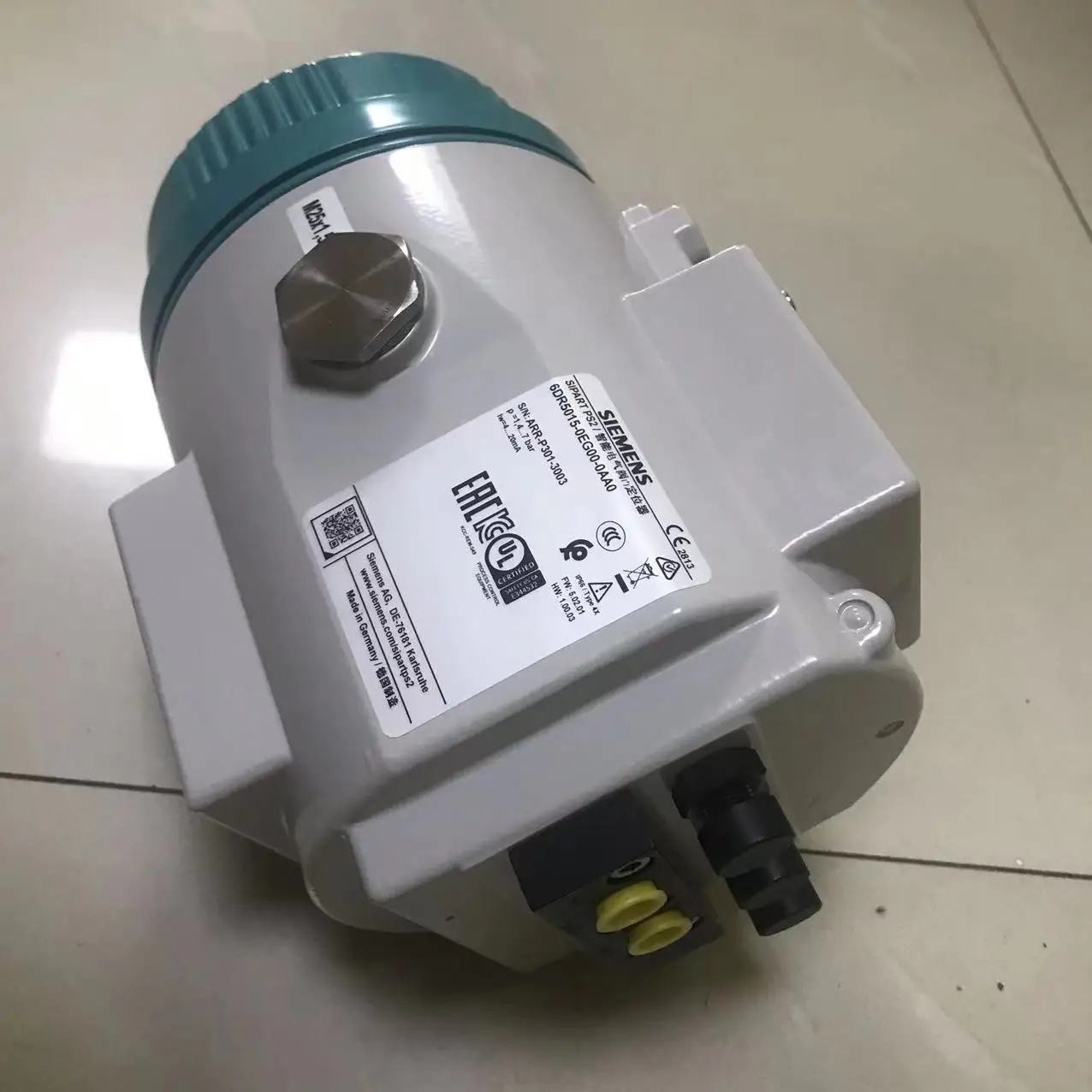 Siemens Positioner Sipart Ps2 Smart Electropneumatic Positioner 6dr5015 ...